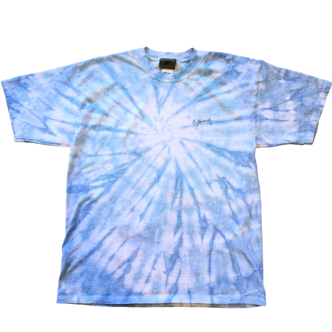 Speedo Pastel Blue Swirl Tie Dye T Shirt - Etsy