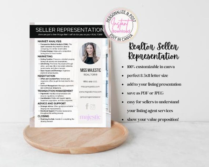 Home Seller Representation, Listing Presentation, Seller Agent ...