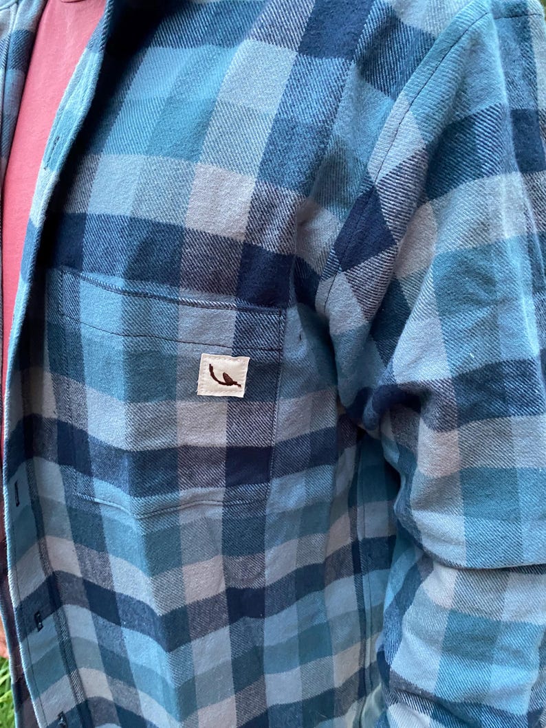 Handmade Flannel Shirt With a Mayfly Sz Lg New Colors! - Etsy