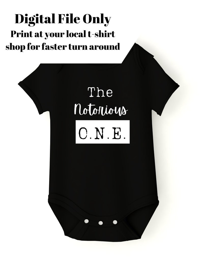 Digital File Only the Notorious BIG ONE Digital Shirt Design FAMILY Big ...