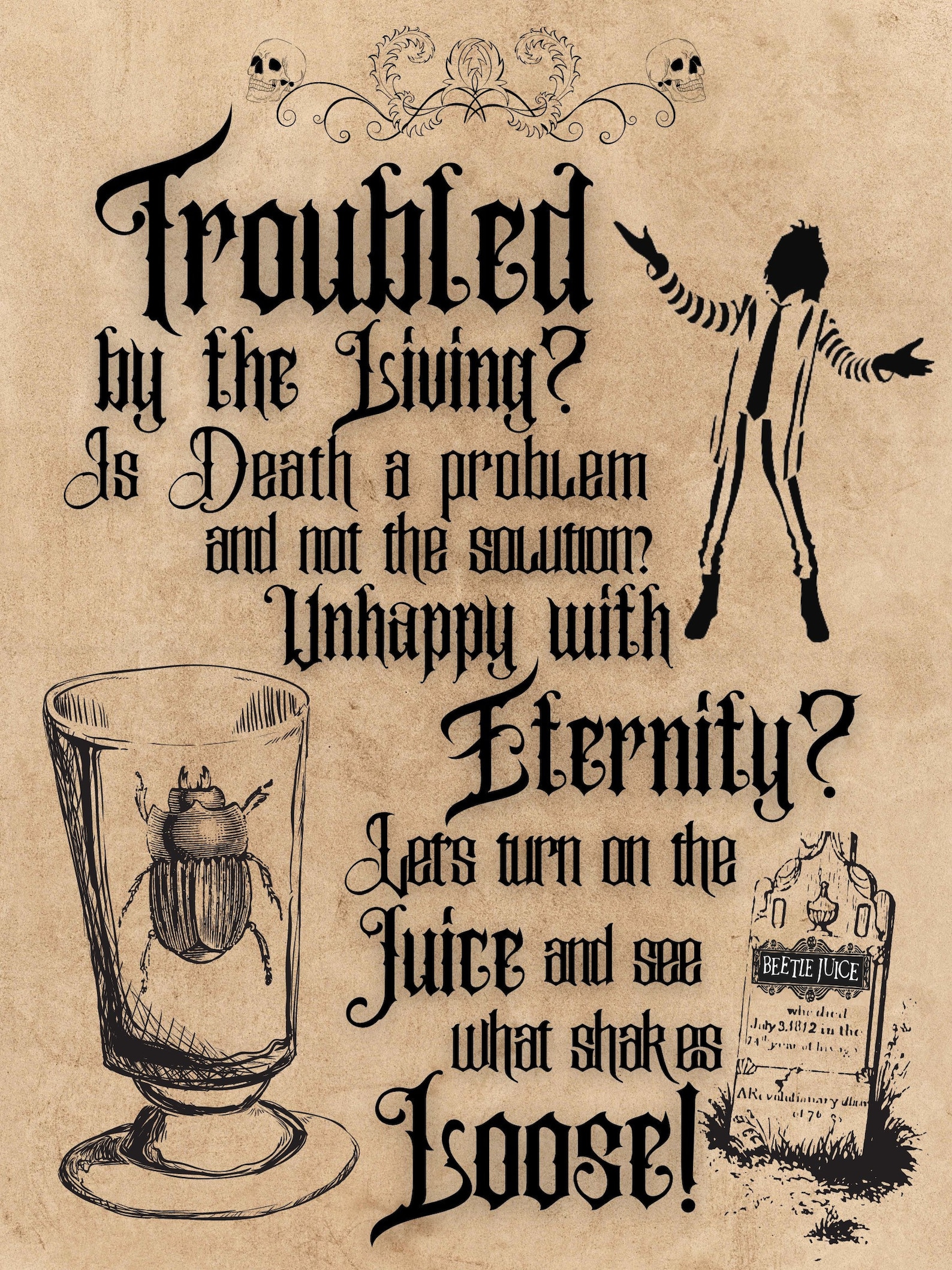 HALLOWEEN COSTUME Party Welcome Sign Digital Design or Printed Poster ...