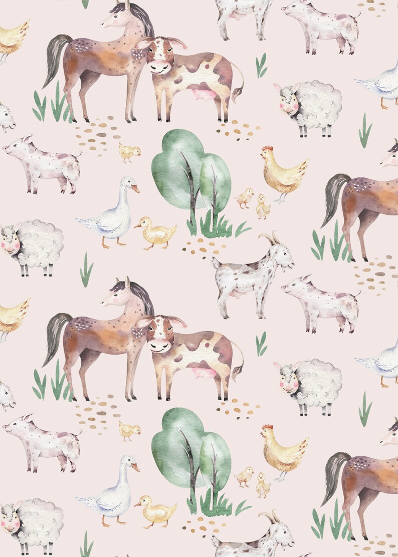 First Birthday BOHO FARM ANIMALS Baby Shower - Etsy