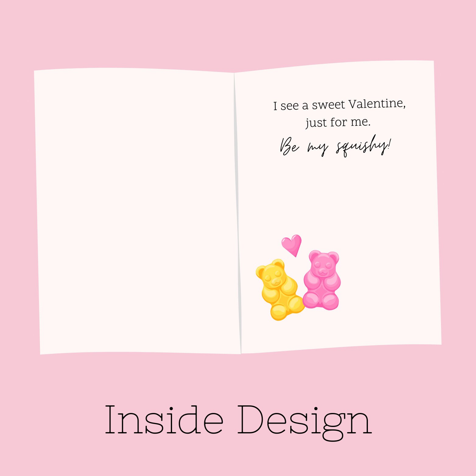 Gummy Bear Gummy Bear What Do You See Valentines Card Romantic Card ...
