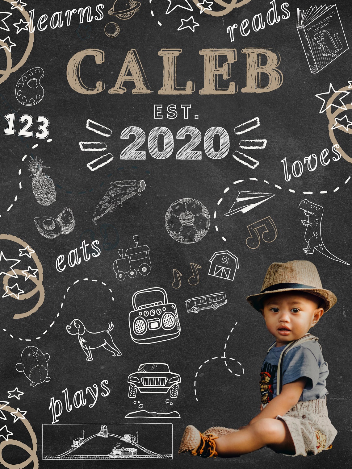 BACK TO SCHOOL First Day of School Sign Poster Digital or - Etsy