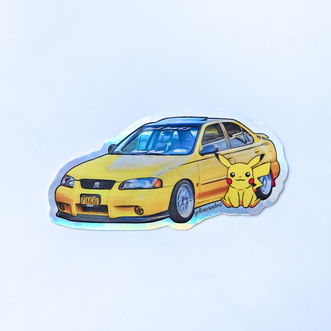 Calcomanía amarilla nissan sentra sticker 2003 - Etsy España
