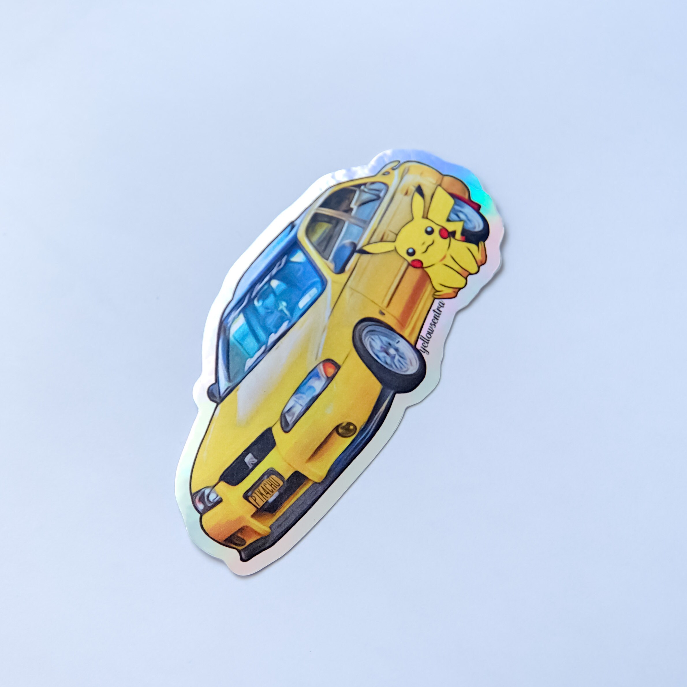 Calcomanía amarilla nissan sentra sticker 2003 - Etsy España