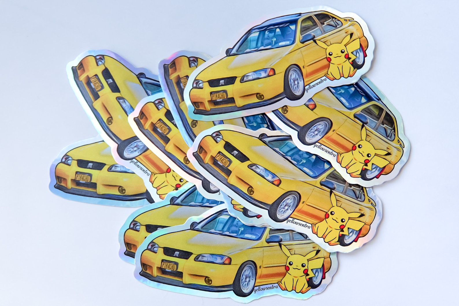 Calcomanía amarilla nissan sentra sticker 2003 - Etsy España