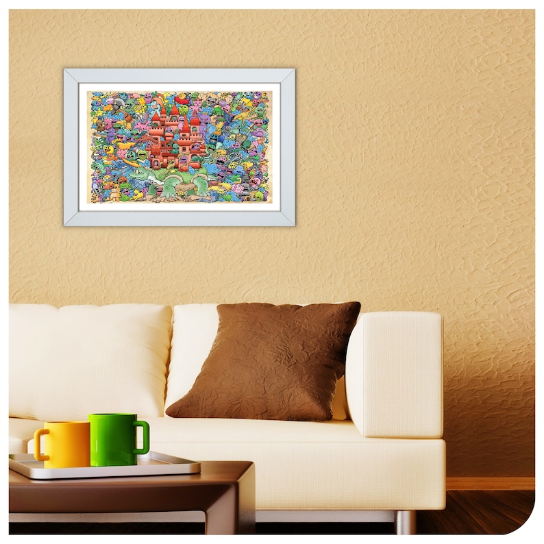 1000 Piece Plastic Jigsaw Puzzle for Adults: MYSTICAL CASTLE (premium ...