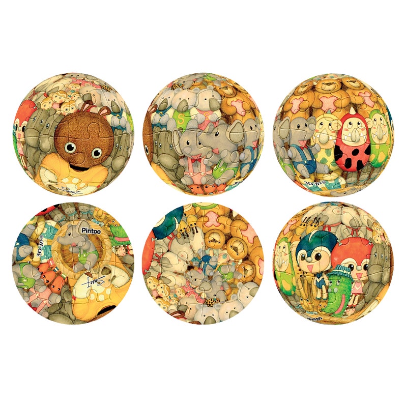 Jigsaw Puzzle Key Chain 24 Pieces: Strawberry Party 3D - Etsy