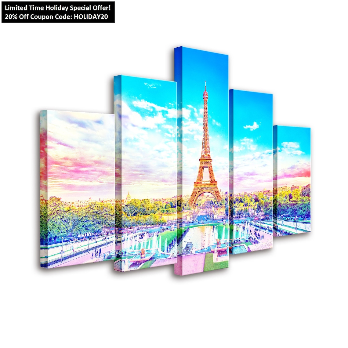 Plastic Jigsaw Puzzle Canvas for Adults, 792 Pieces: Beautiful Paris ...
