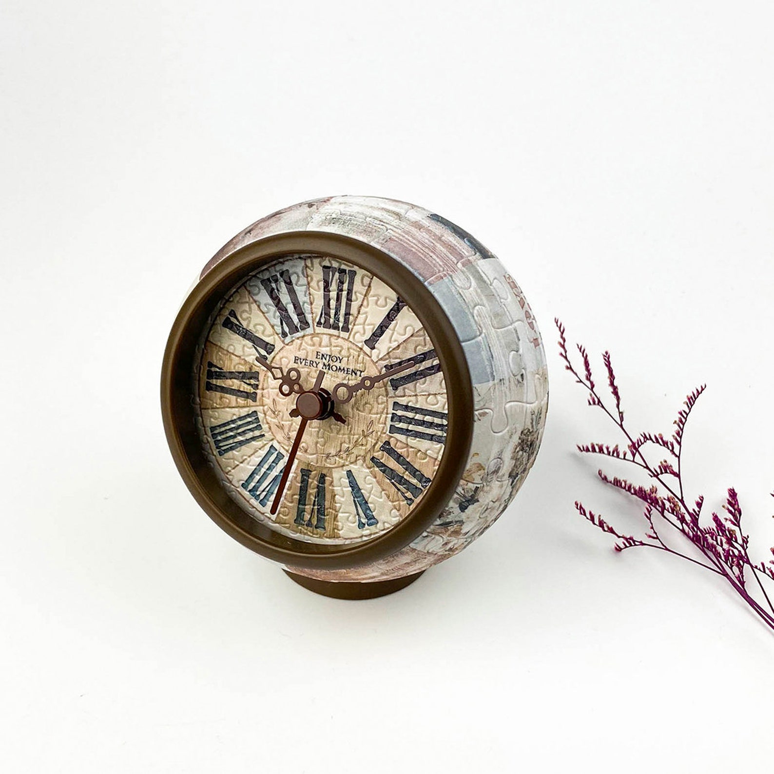 145 Piece Plastic Jigsaw Puzzle Clock: Elegant Notation 3D - Etsy