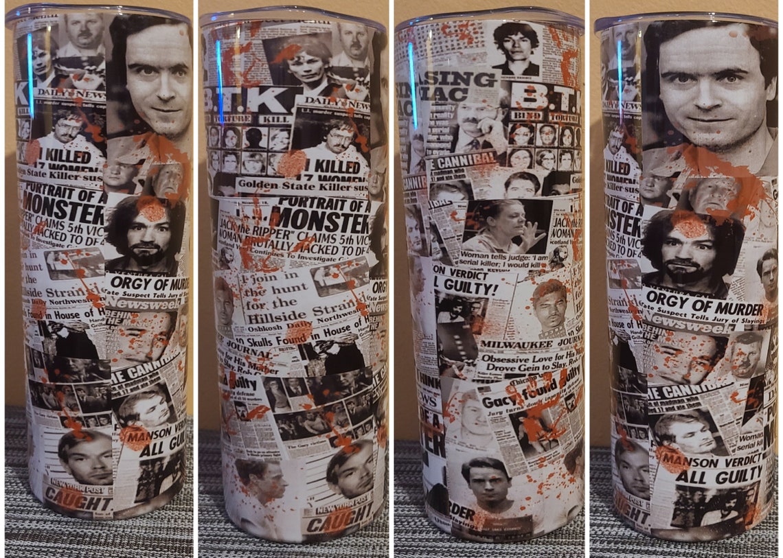 Serial Killer Newspaper Clippings Collage Download - Etsy