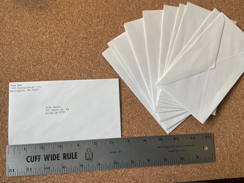 Custom Typewritten Letter, Poem, Message, Etc (half-letter Sized ...