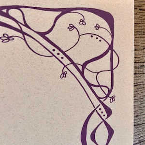 Art Nouveau Arch Writing Paper | Half-size Arch Stationery Set With ...