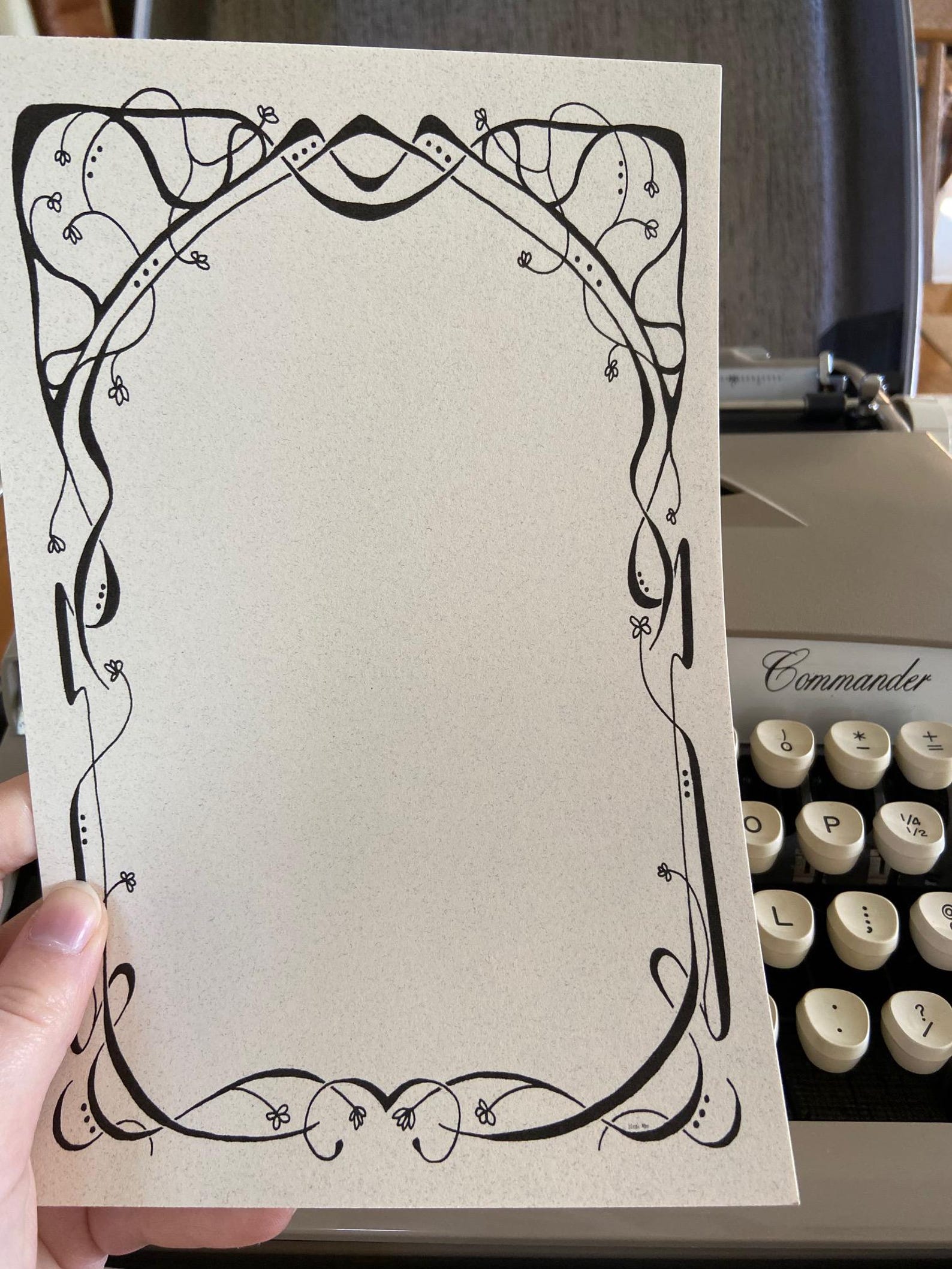 Art Nouveau Arch Writing Paper | Half-size Arch Stationery Set With ...