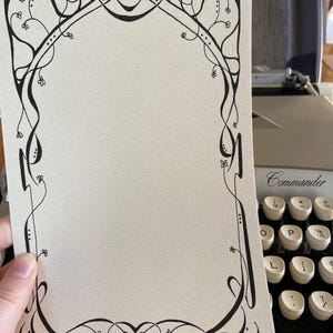 Art Nouveau Arch Writing Paper | Half-size Arch Stationery Set With ...