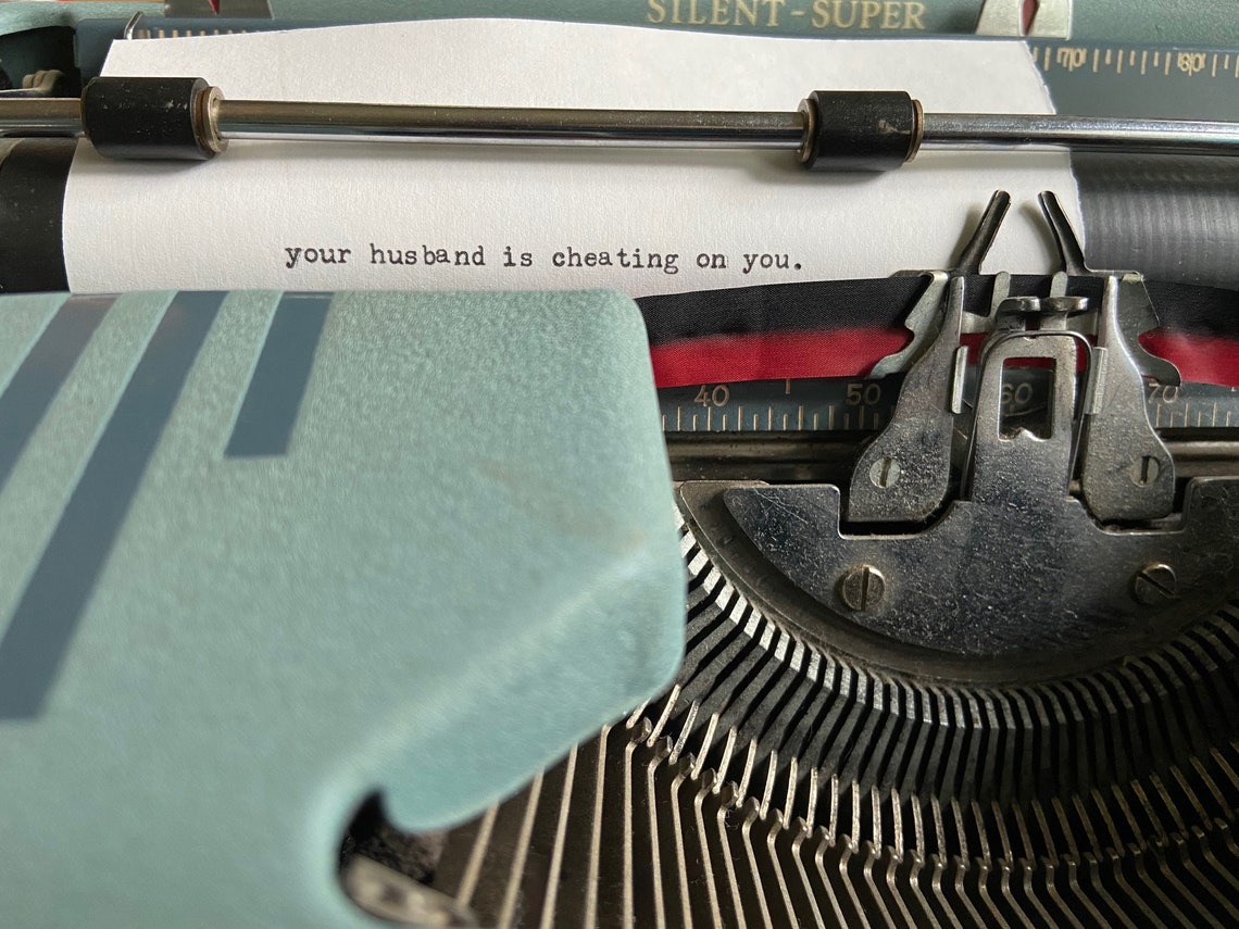 Anonymous Typewritten Letter - Etsy