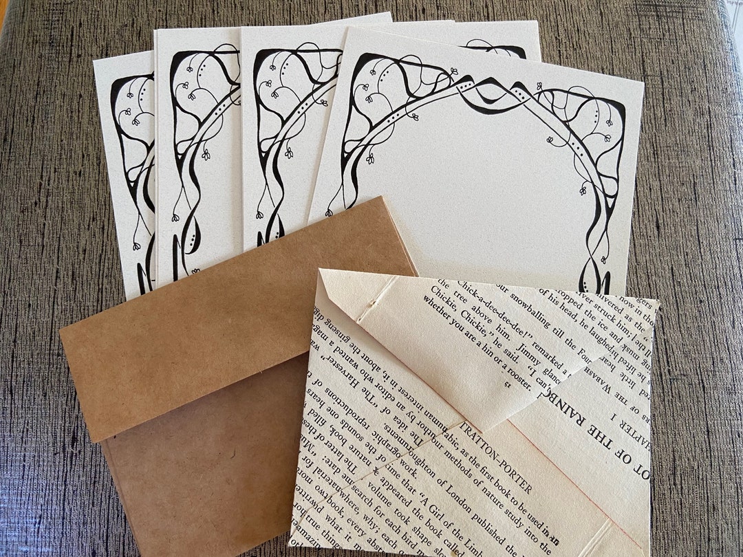 Art Nouveau Arch Writing Paper | Small Arch Stationery Set With ...