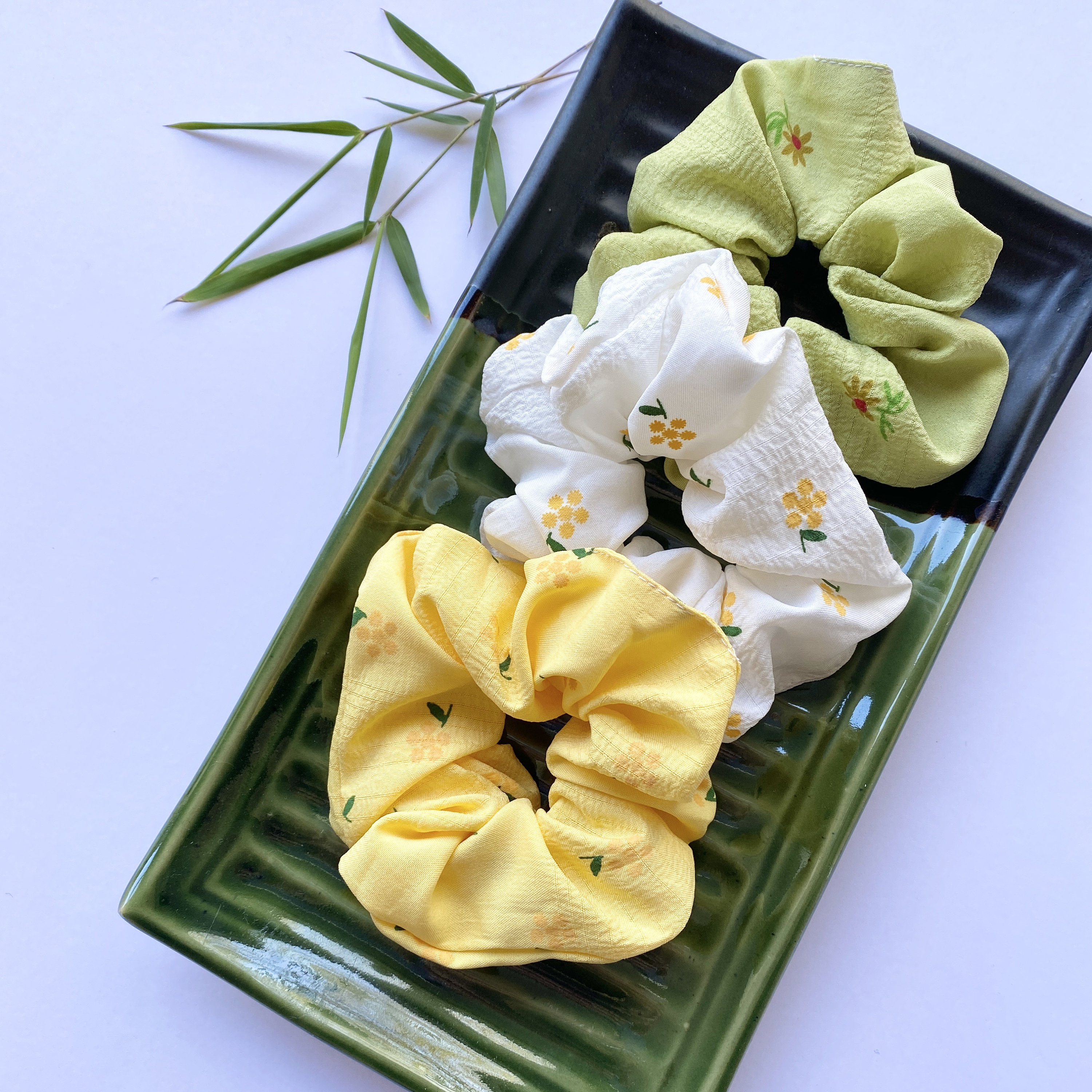 Set of 3 Floral Scrunchies Make Your Own Scrunchies Pack - Etsy