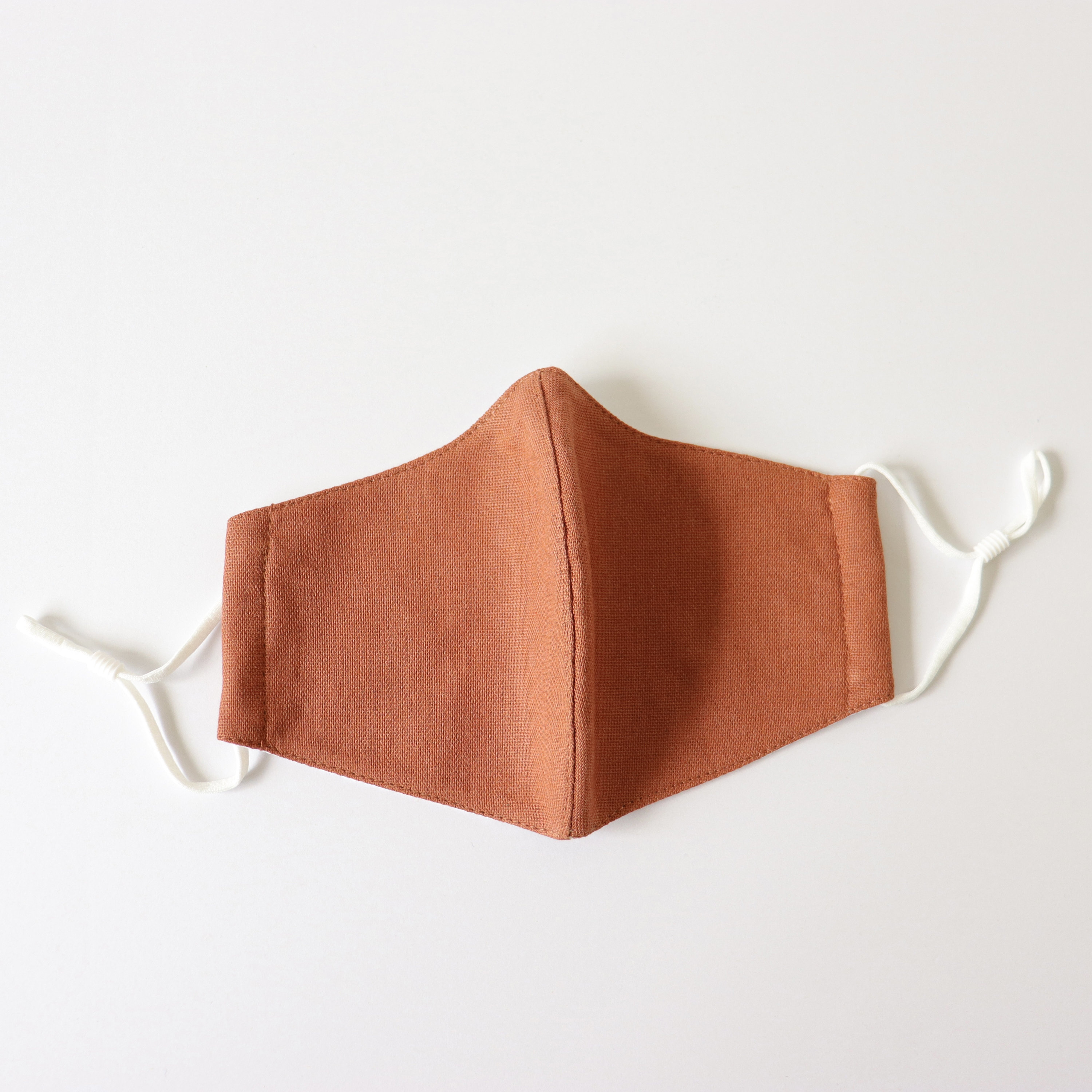 Plain Colour Linen Face Mask, Adjustable Adult Men Women Covering ...