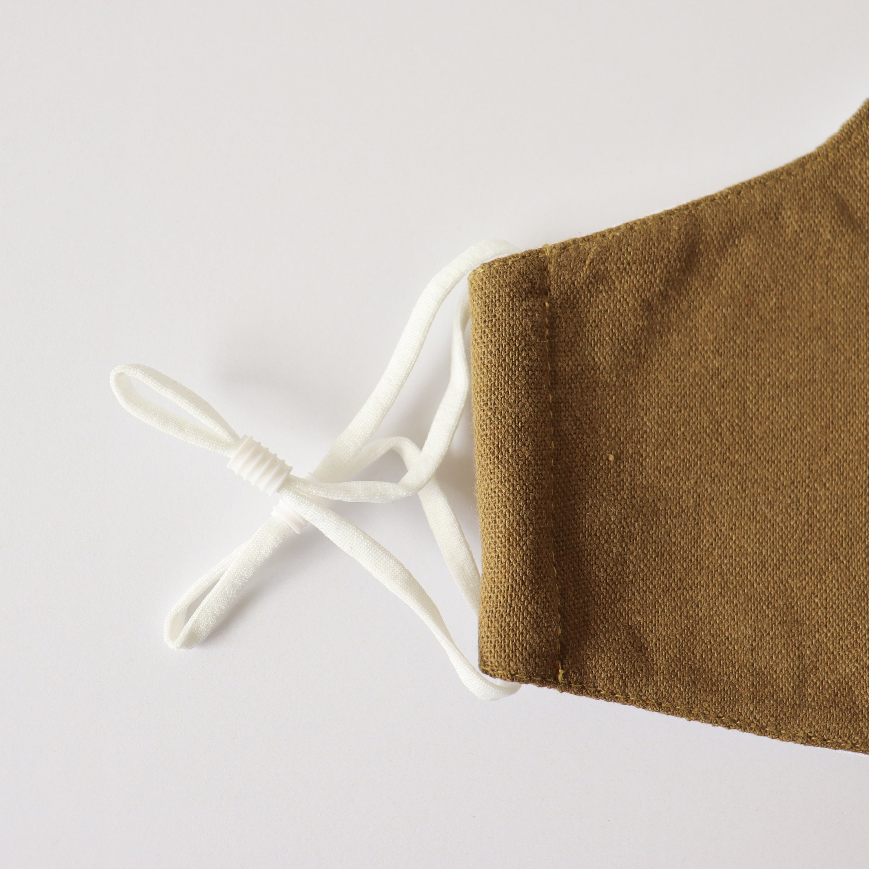 Plain Colour Linen Face Mask, Adjustable Adult Men Women Covering ...