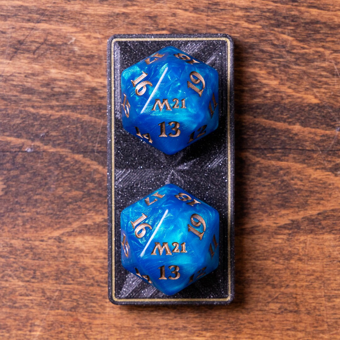 D20 oversized Spindown Life Counter Box / M21 core Set 21 Magic the ...