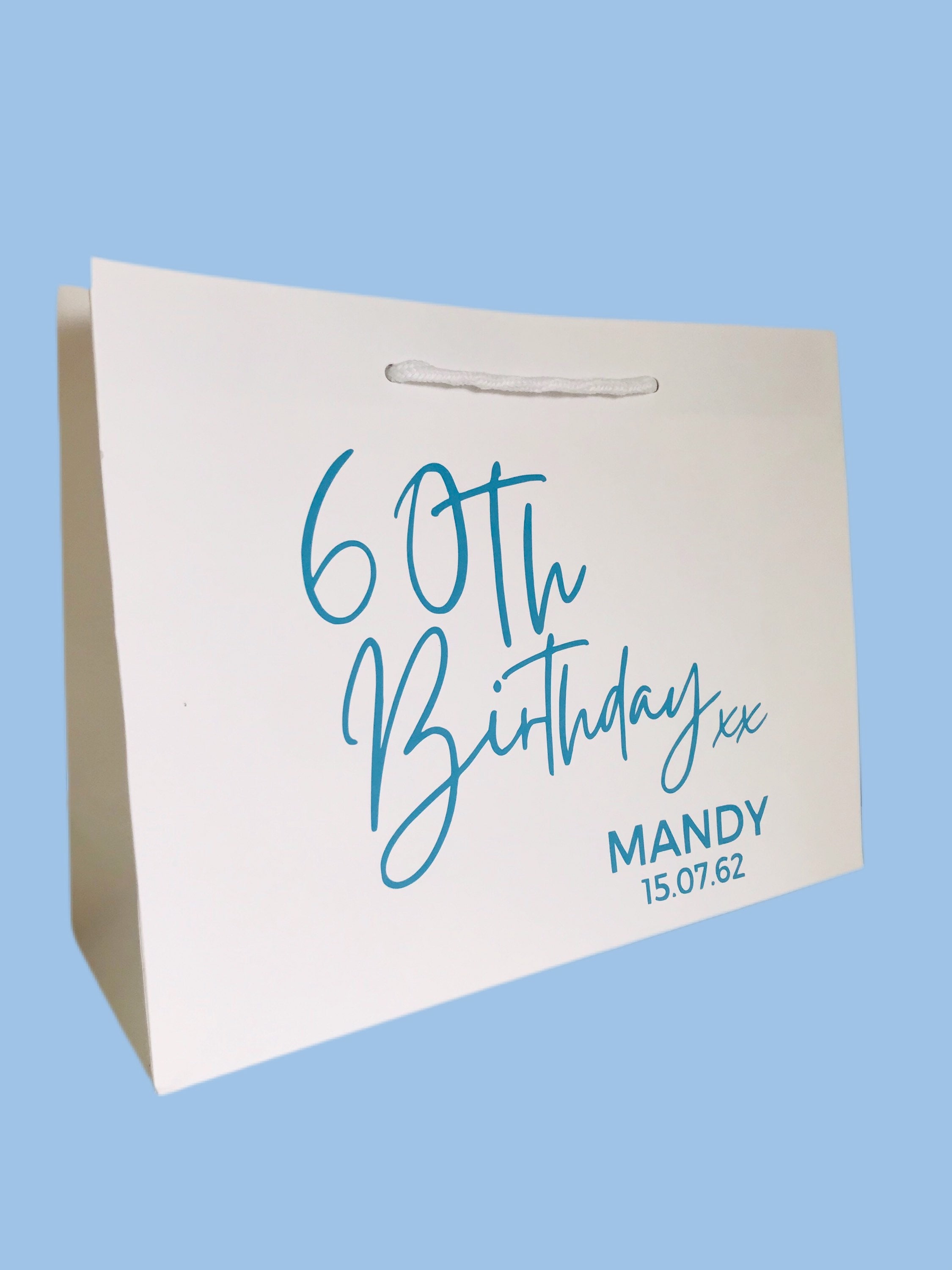 Personalised Birthday Gift Bags / Happy Birthday Bags / 18th 21st 30th ...