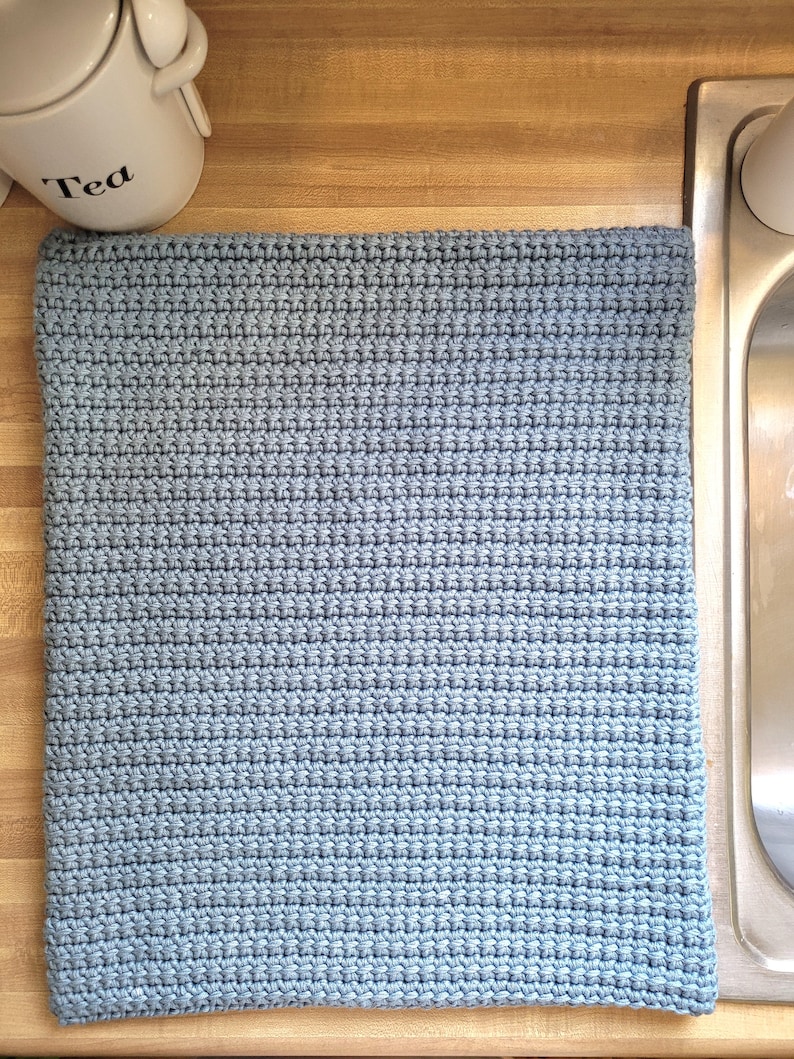 PATTERN: Kent Dish Drying Mat I Crochet Dish Mat I Handmade Dish Mat - Etsy
