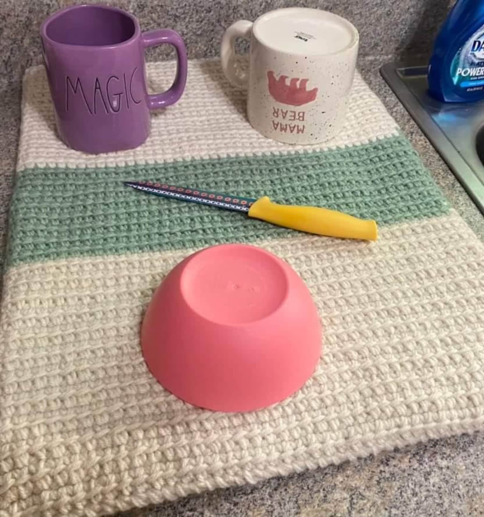 PATTERN: Kent Dish Drying Mat I Crochet Dish Mat I Handmade - Etsy