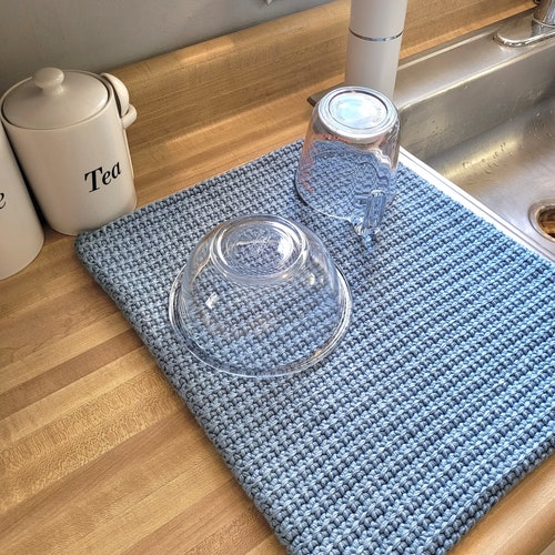 PATTERN: Kent Dish Drying Mat I Crochet Dish Mat I Handmade - Etsy