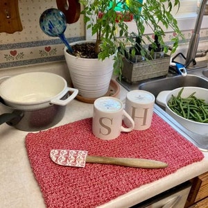 PATTERN: Kent Dish Drying Mat I Crochet Dish Mat I Handmade Dish Mat - Etsy