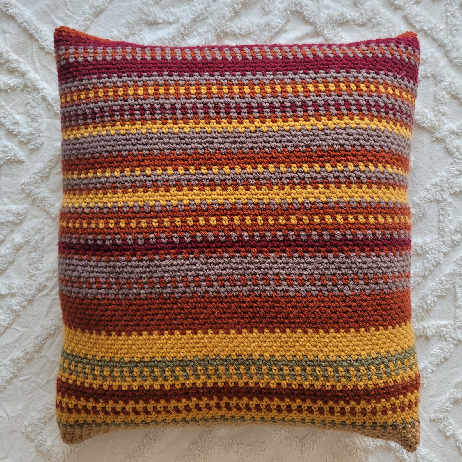 PATTERN: Four Seasons Temperature Pillows I Crochet Temperature Pillow ...