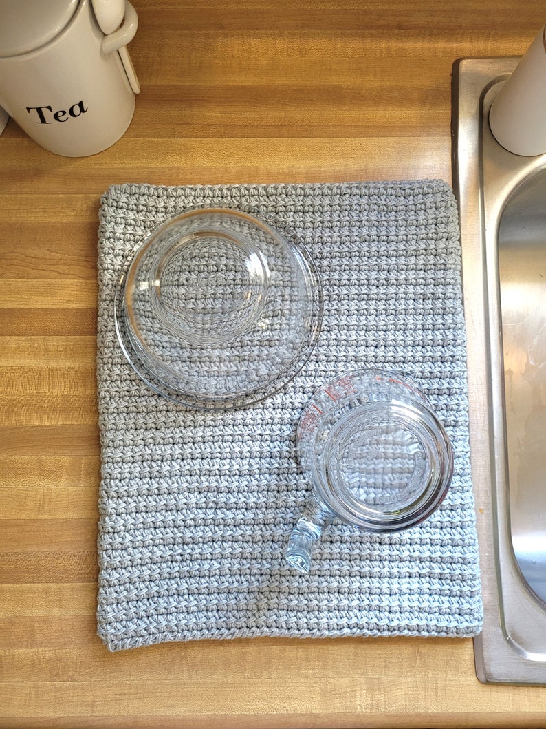 PATTERN: Kent Dish Drying Mat I Crochet Dish Mat I Handmade Dish Mat - Etsy