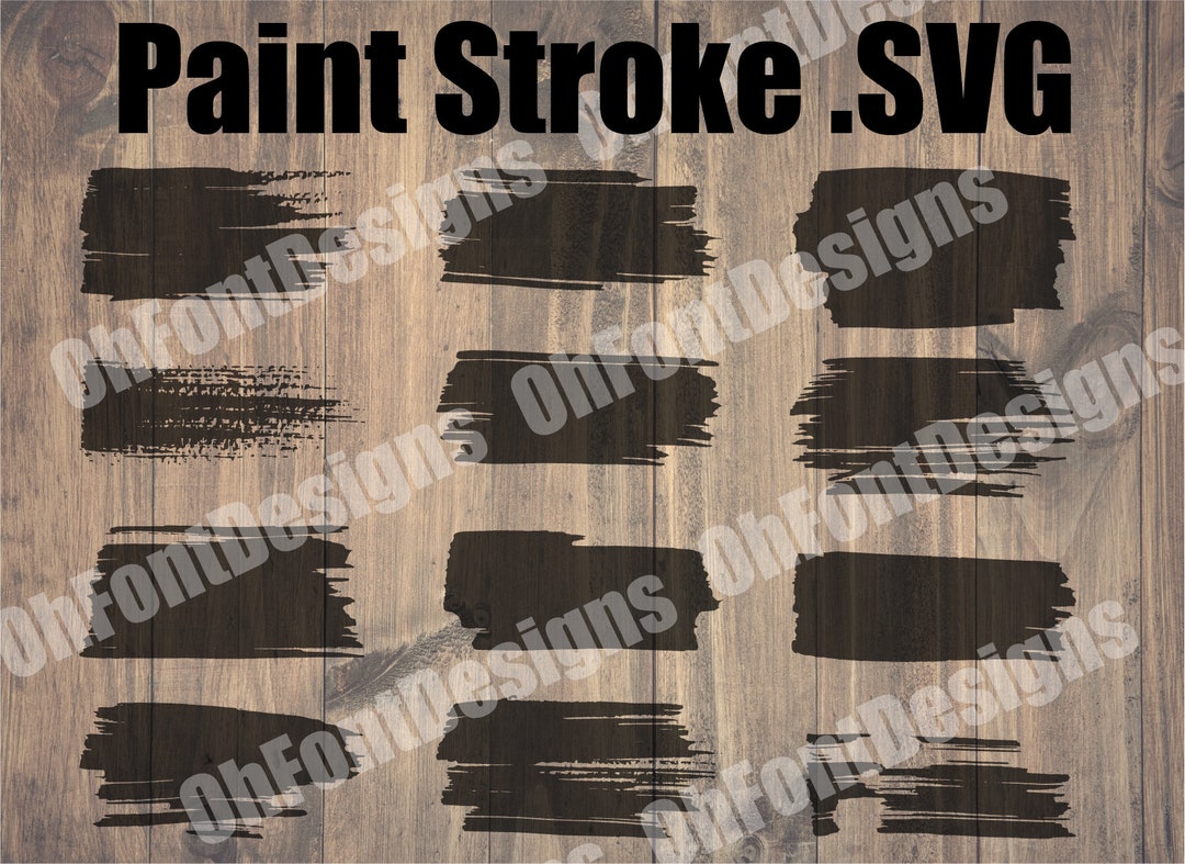Handmade Brush Stroke Vector Set - Easy to Use for Any DIY Design ...