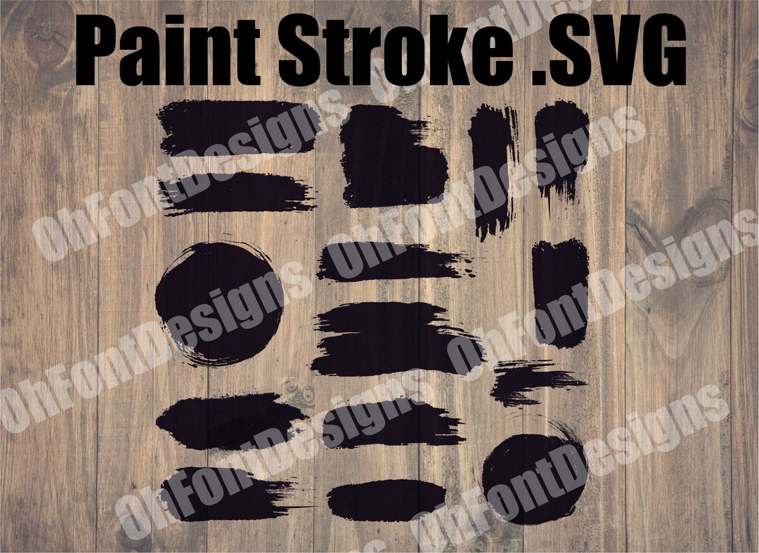 Handmade Brush Stroke Vector Set - Easy to Use for Any DIY Design ...