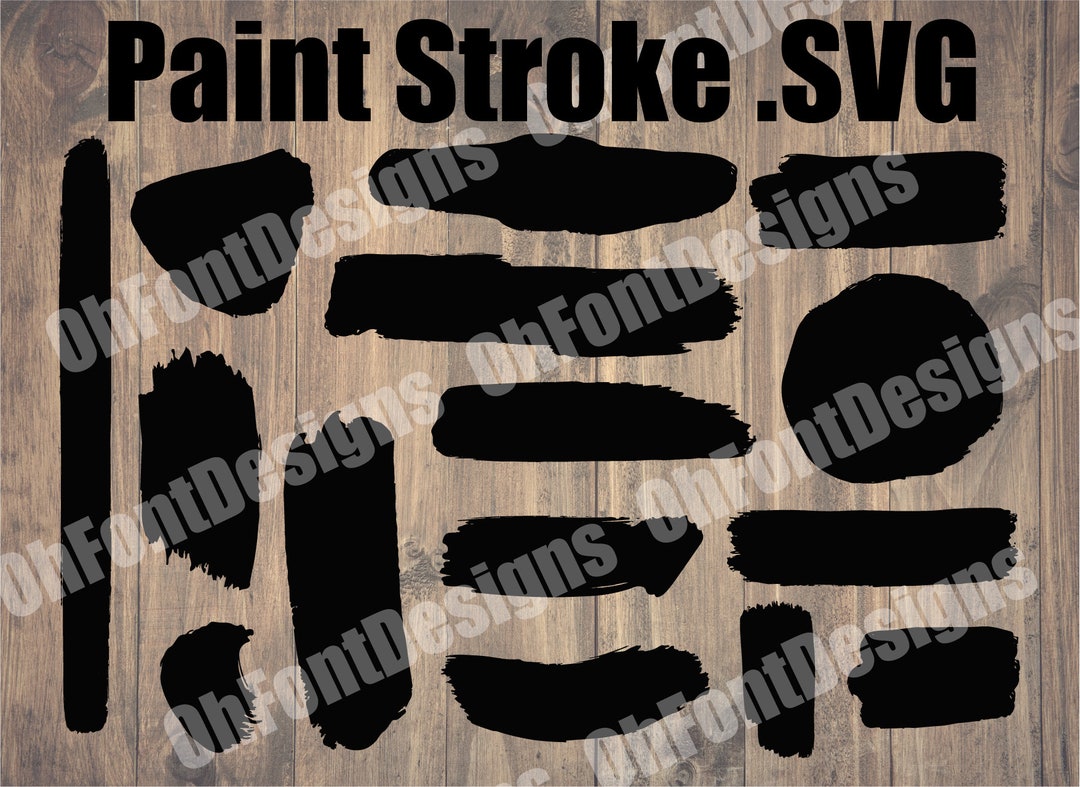Handmade Brush Stroke Vector Set - Easy to Use for Any DIY Design ...