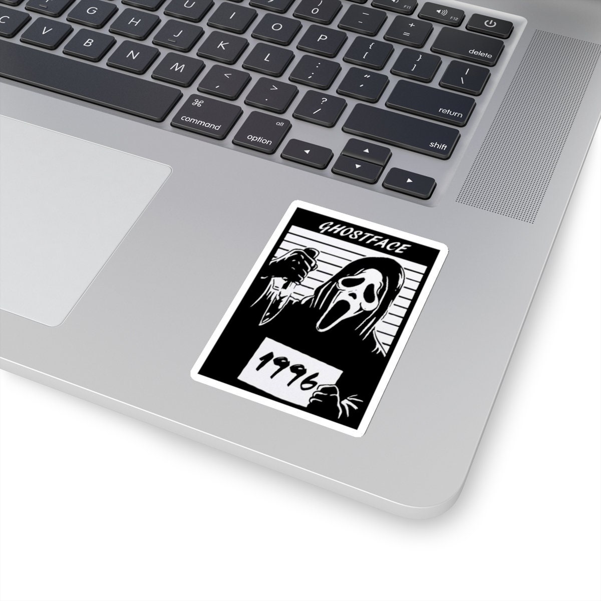 Ghost Face Mugshot Spooky Sticker for Horror Fans Kiss-cut Stickers - Etsy
