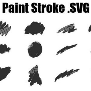 Handmade Brush Stroke Vector Set - Easy to Use for Any DIY Design ...