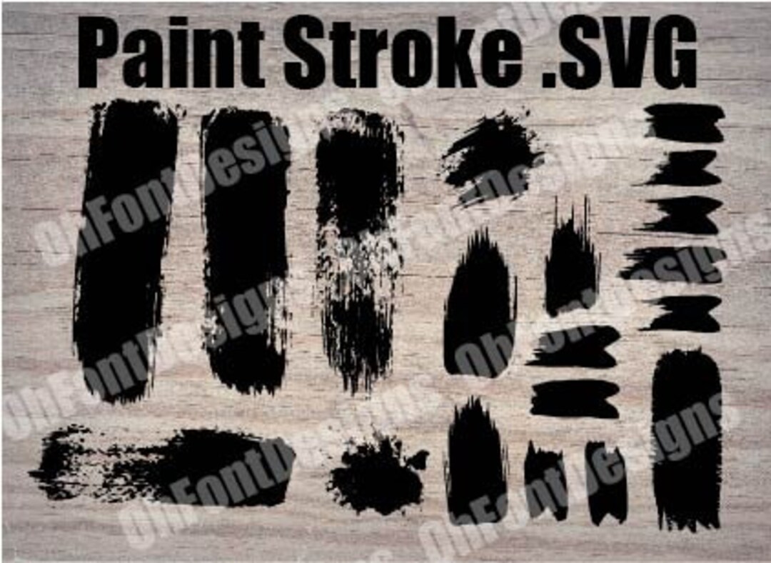 Handmade Brush Stroke Vector Set - Easy to Use for Any DIY Design ...