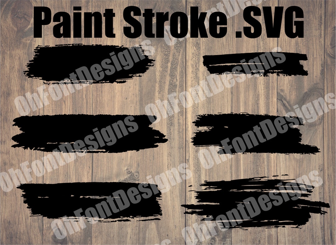Handmade Brush Stroke Vector Set - Easy to Use for Any DIY Design ...