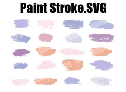Handmade Color Brush Stroke Vector Set - Easy to Use for Any DIY Design ...