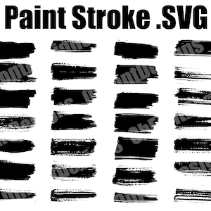 Handmade Brush Stroke Vector Set - Easy to Use for Any DIY Design ...
