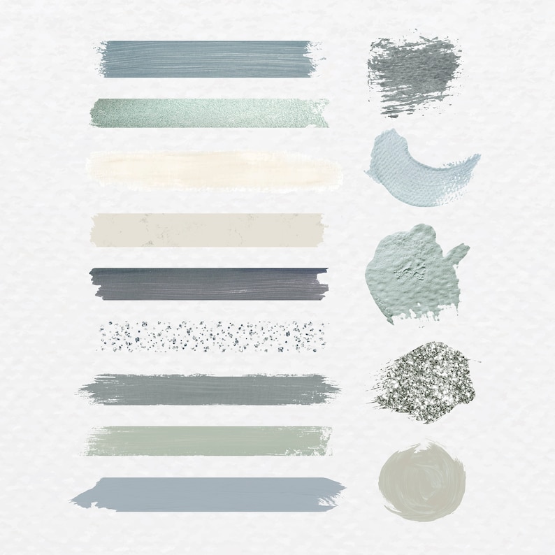 Handmade Brush Stroke Vector Set - Easy to Use for Any DIY Design ...