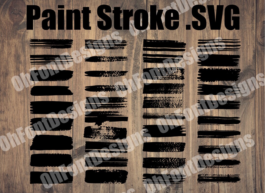 Handmade Brush Stroke Vector Set - Easy to Use for Any DIY Design ...