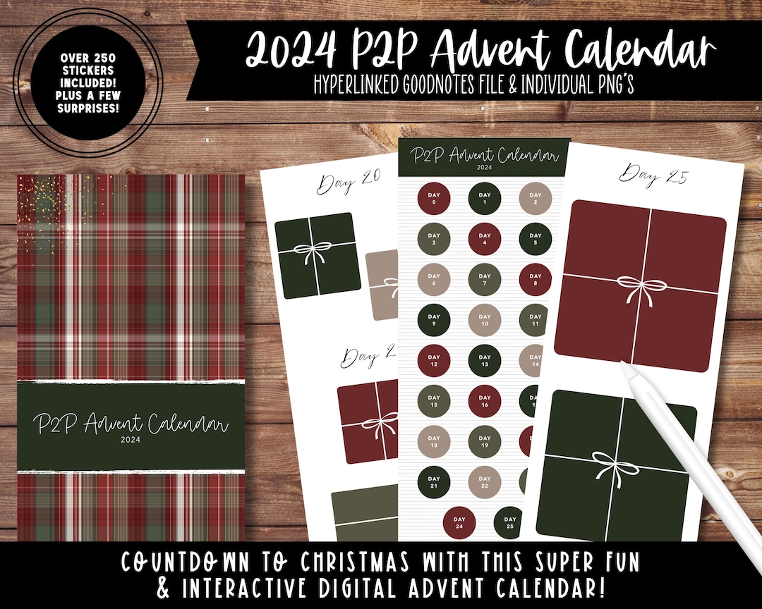 2024 P2P Advent Calendar | 25 Days of Christmas Surprises | Digital ...