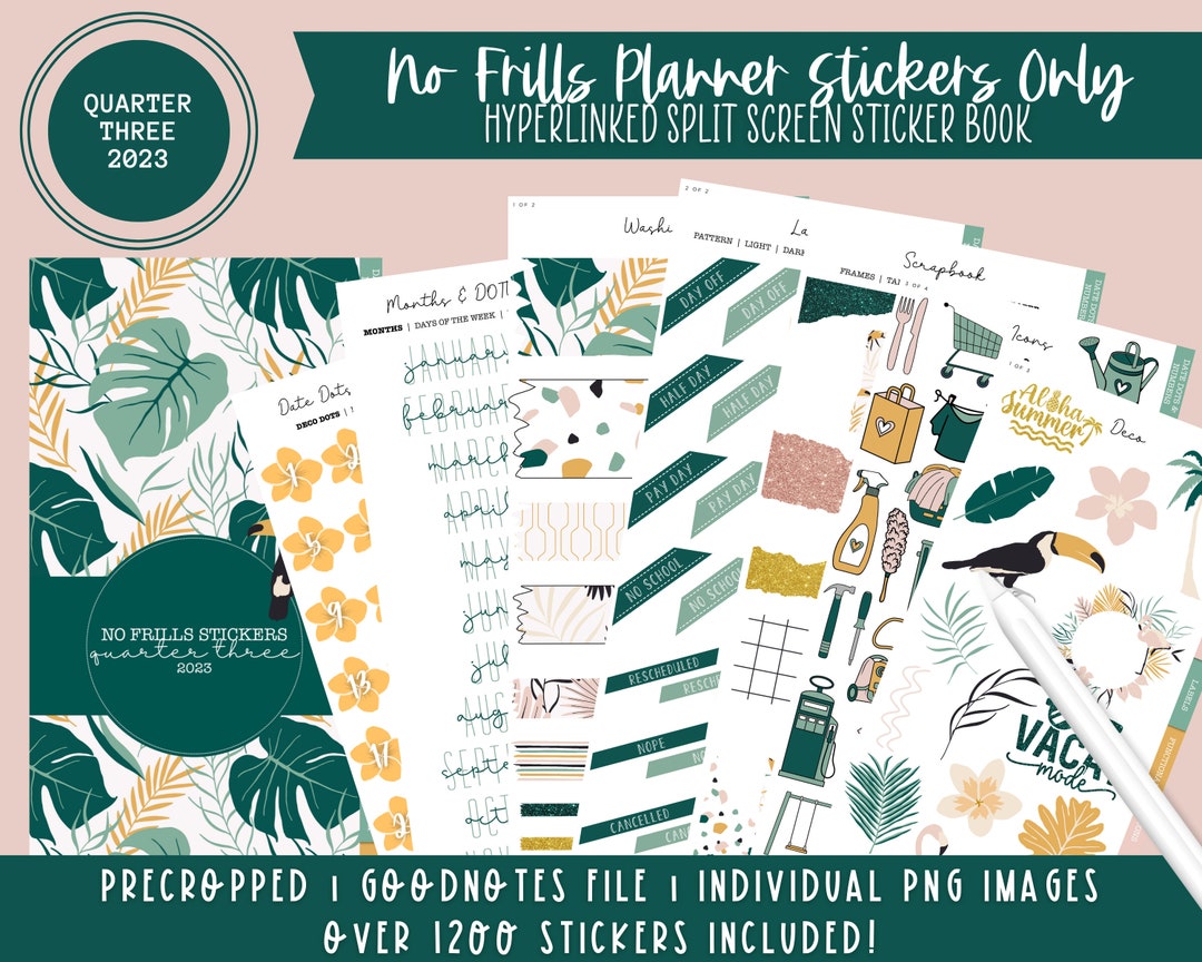 2023 No Frills Digital Sticker Book Quarter 3 2023 Over 1200 Stickers ...