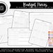 Budget Dashboards & Digital Stickers | P2P Planner Pieces System ...