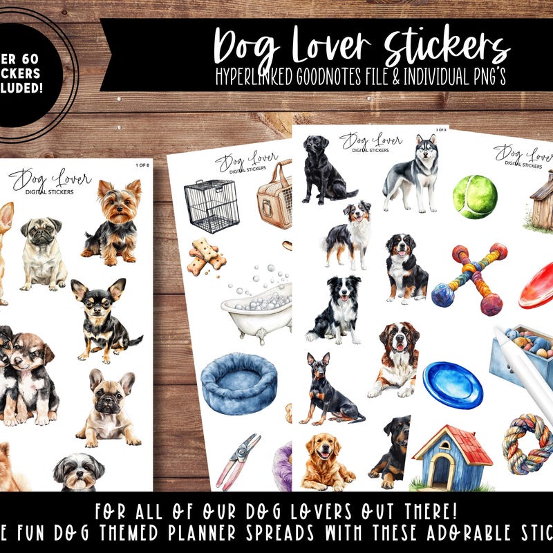 Stickers Dog - Etsy