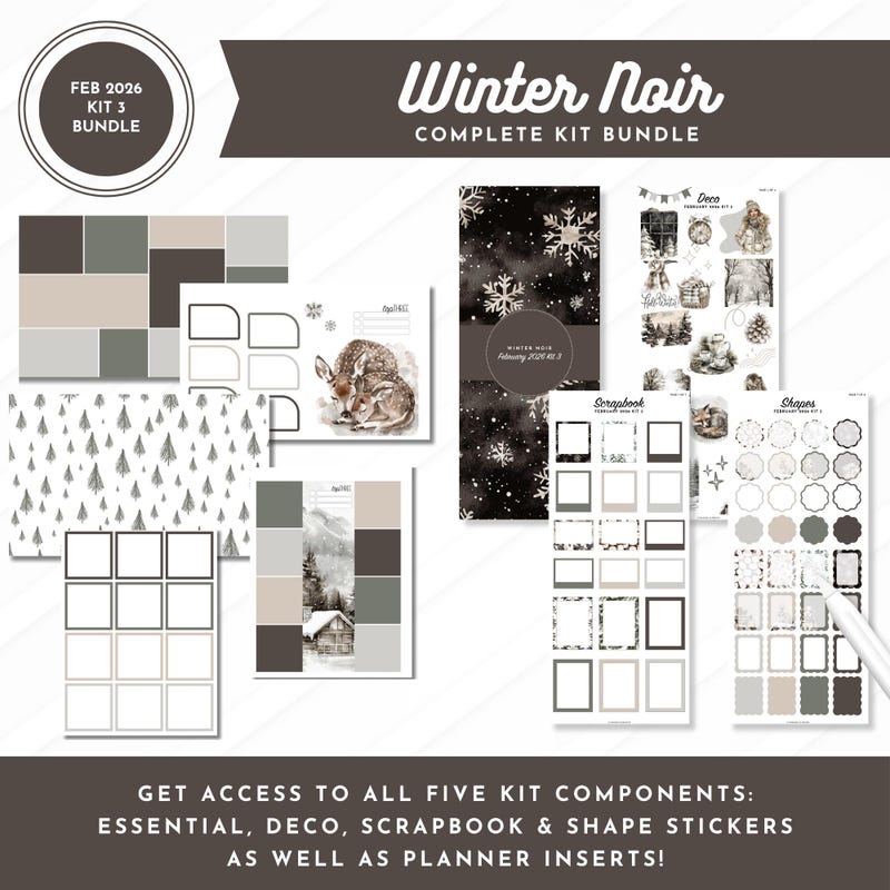 February Digital Planning - Etsy