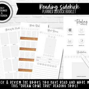 Reading Sidekick - Planner Sidekick Booklet | Split Screen & Phone ...